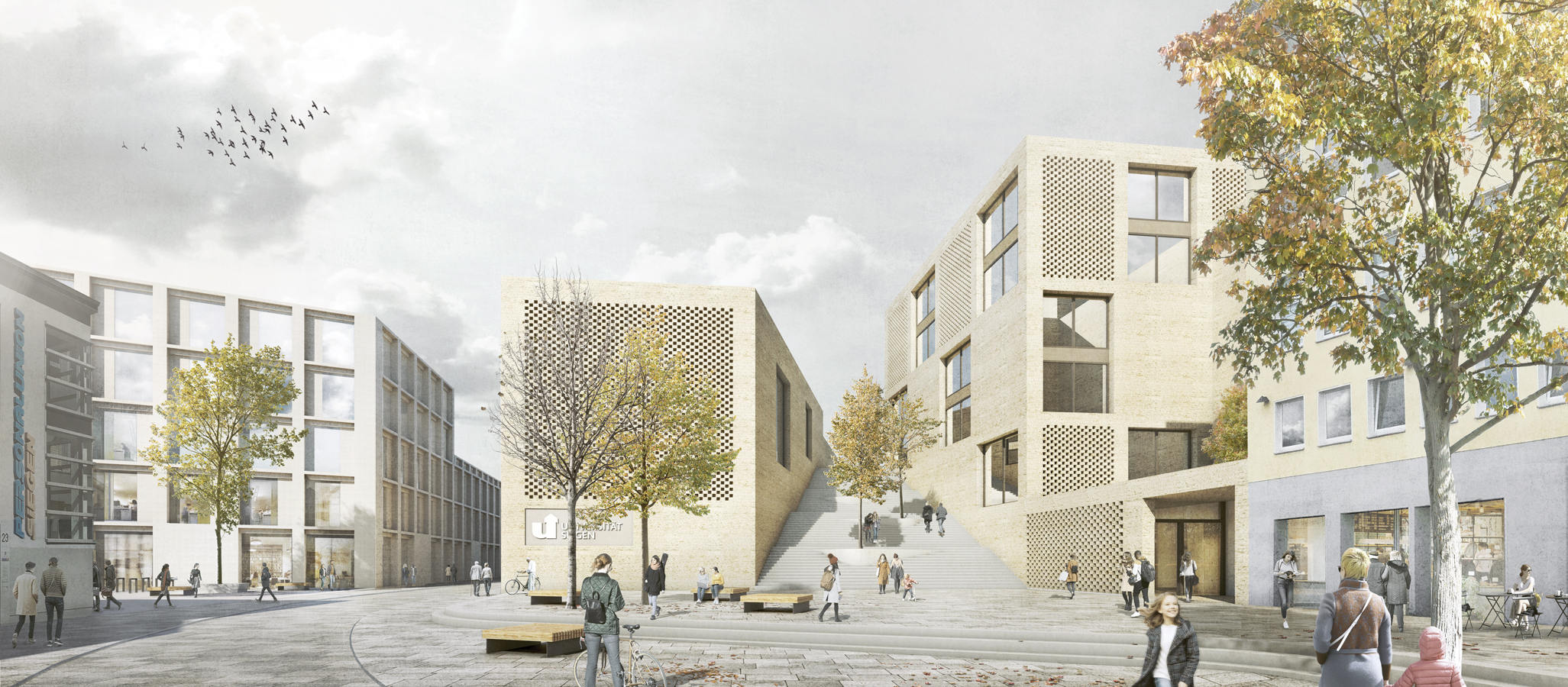 Uni (kommt) in die Stadt, Siegen / Lageplan Campus Nord